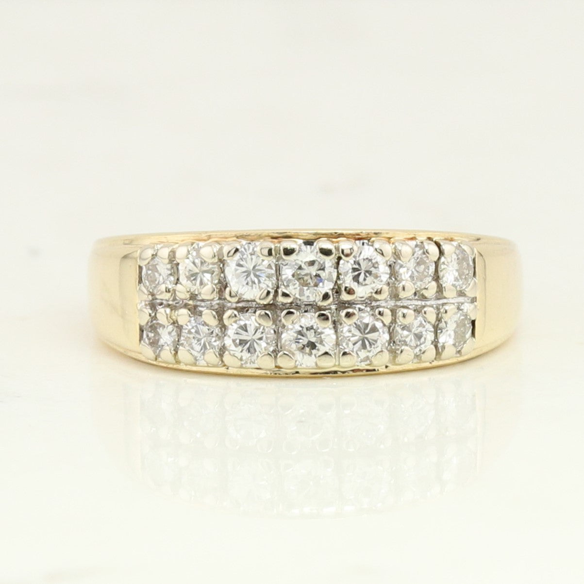 2 Row Diamond Ring – Rutledge Jewellers